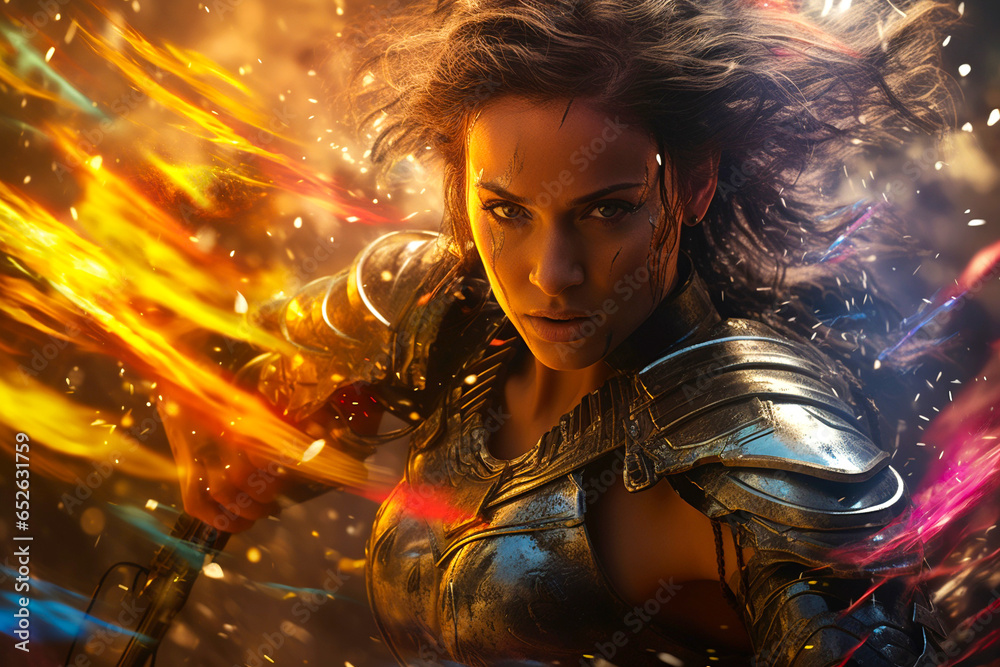 Divine Warrior: Goddesses of Mythology Engaged in Battle - Athena, Morrigan, Durga, Freyja ...