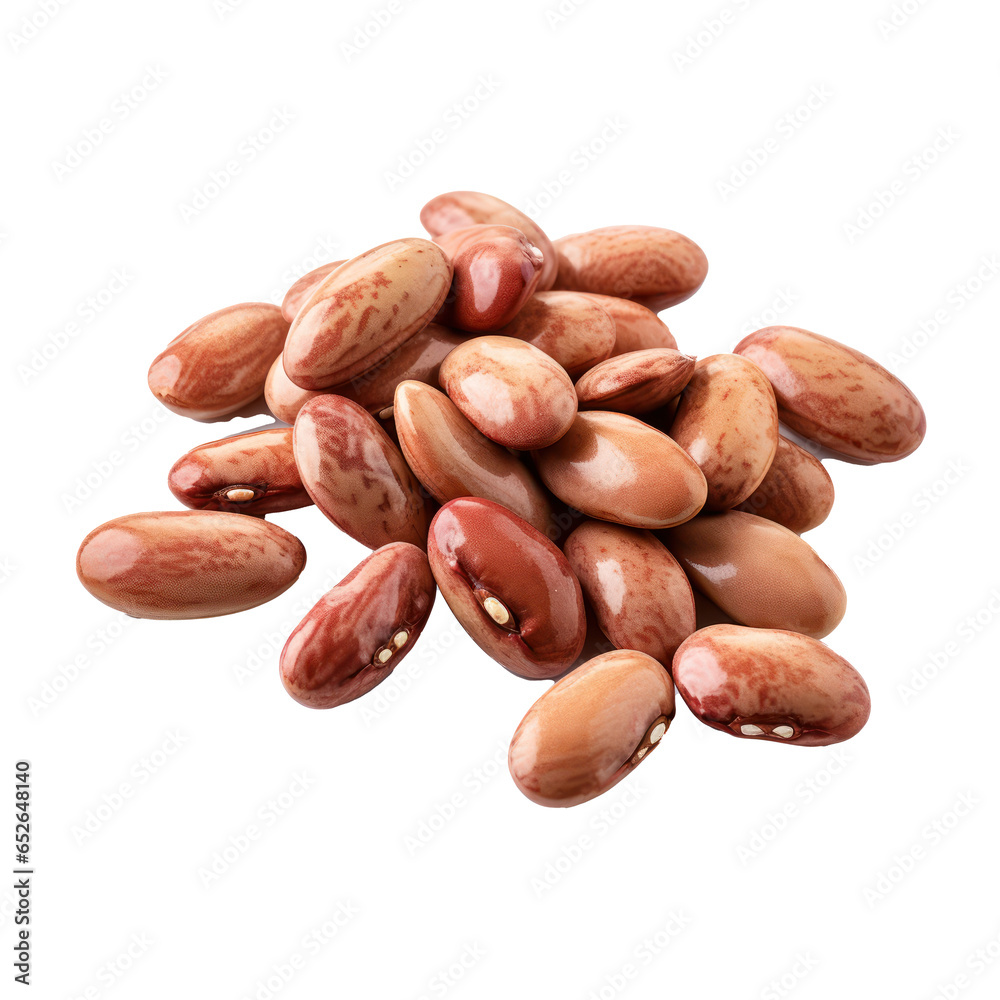 Pinto beans isolated on transparent background,Transparency Stock ...