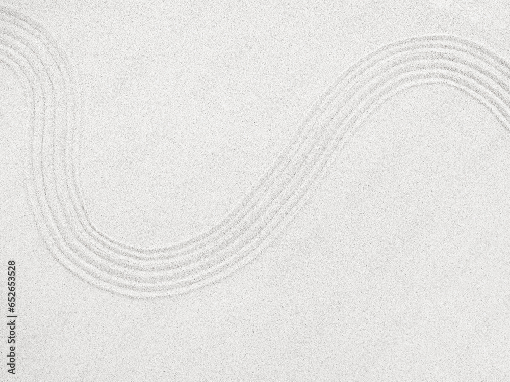 Zen White Sand Garden Background Texture Pattern Circle Line Japanese ...