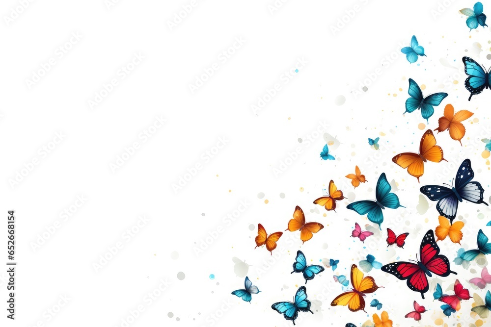 butterfly background with space for your text. Different kinds of ...