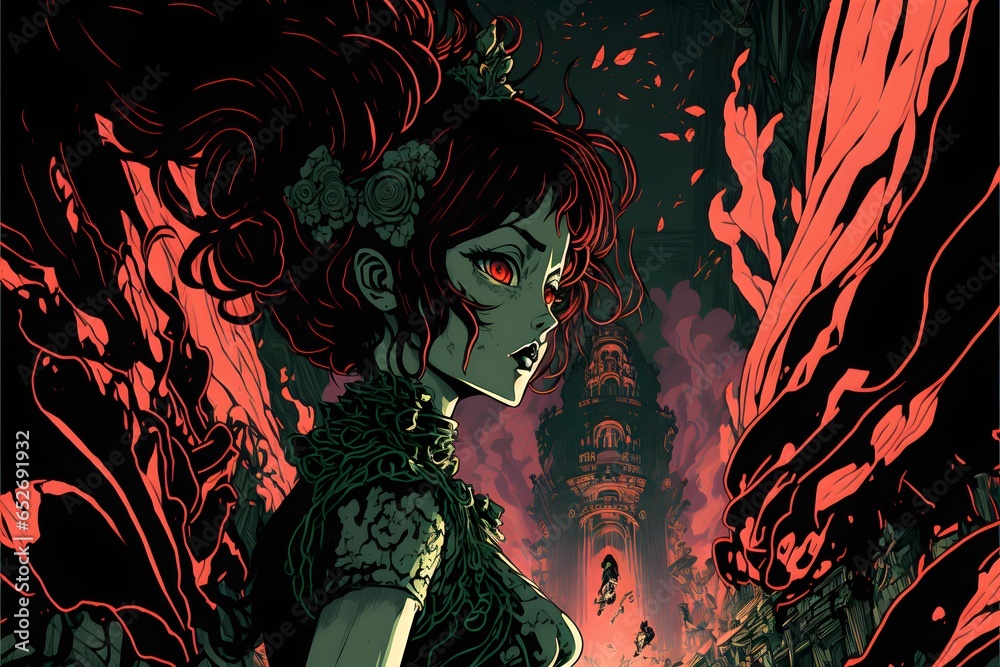 dvd screengrab of 90s anime about Zagreus escaping hell Dark Paradise ...