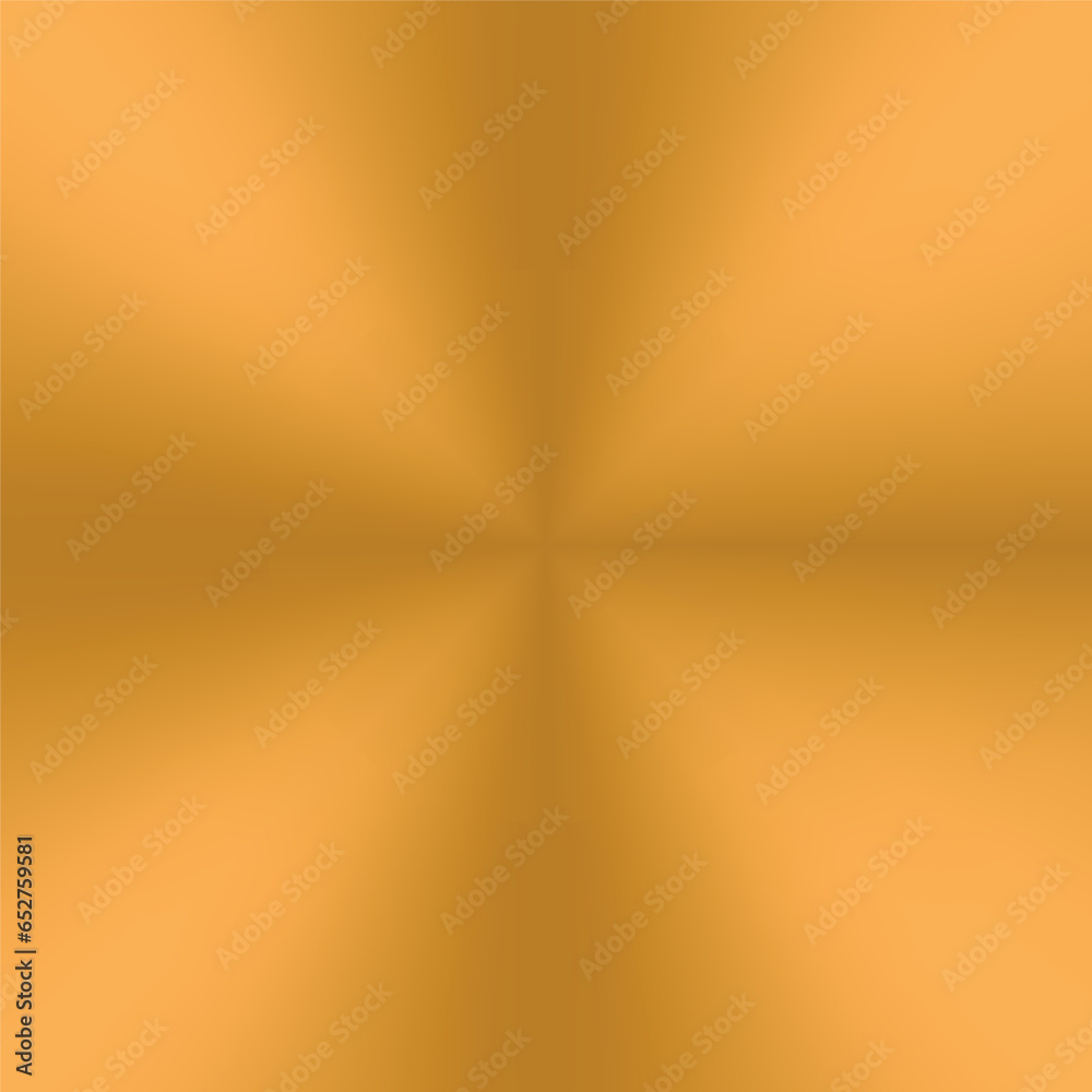 Gradient background with matte gold surface. Light realistic, shiny ...