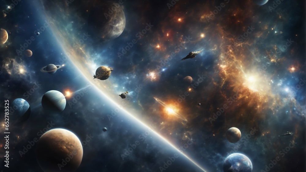 Scifi Alien Spaceship Invasion on an earth like exoplanet. Extremely ...