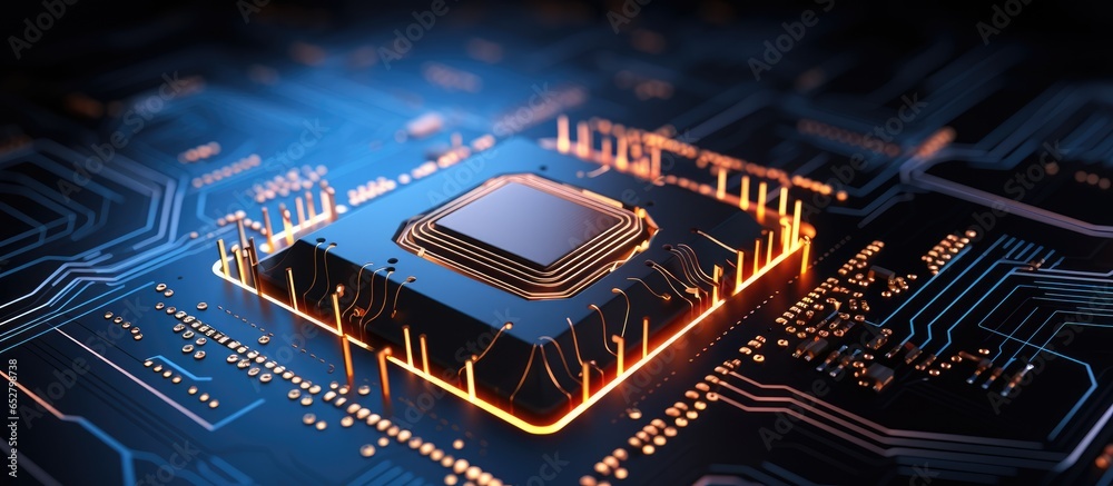 AI processing unit on the motherboard Used for integrated machine ...