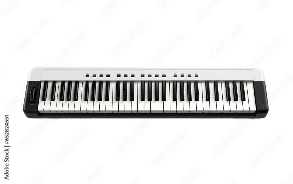 Musical Keyboard Isolated on Transparent Background PNG. Generative AI ...