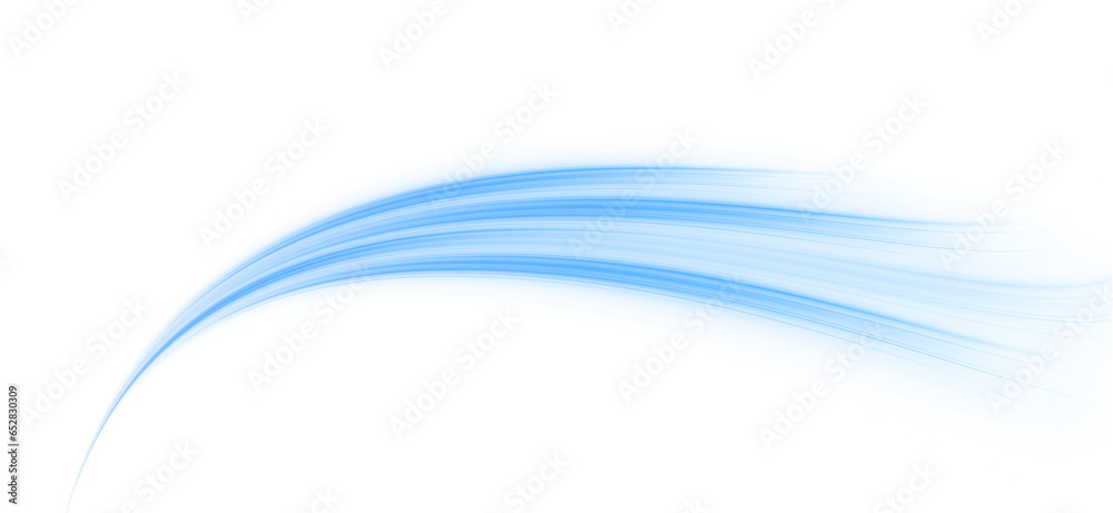Luminous blue lines png of speed. Format PNG. Light glowing effect png ...