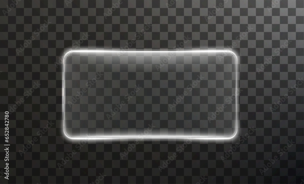 Collection of futuristic hud light white frame. HUD PNG. Technological ...