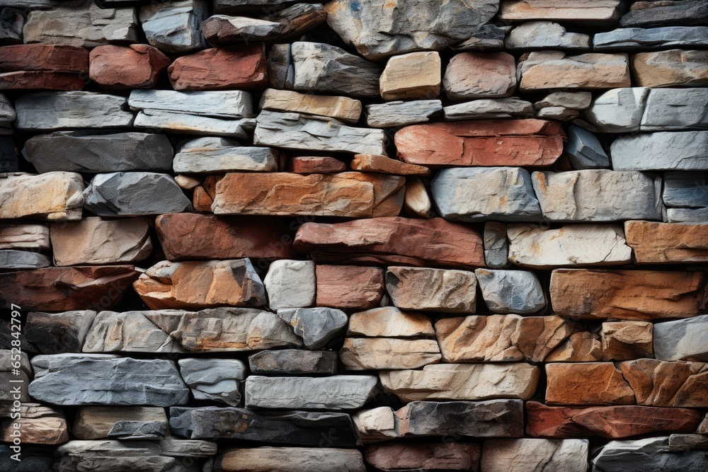 Exploring the Beauty of Realistic Stacked Stone Stone Veneer Wall Stock ...