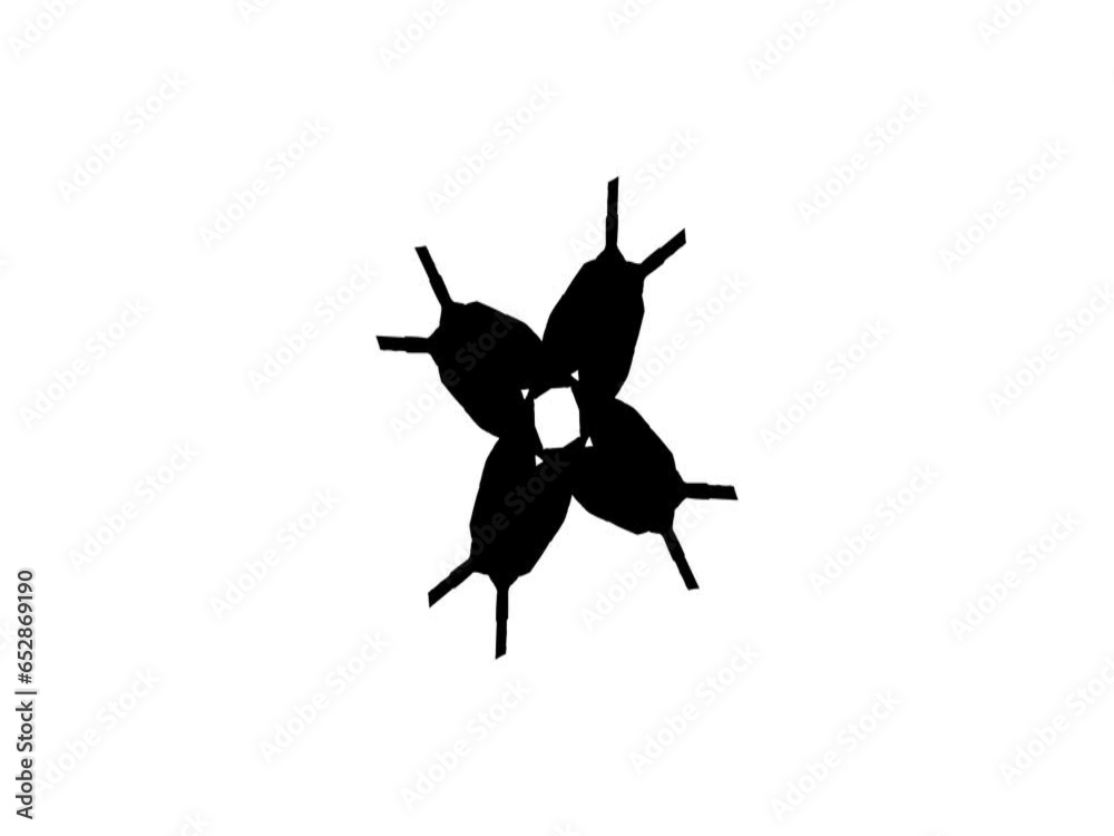 Compass rotation animation. Compass animation element for gif banner ...