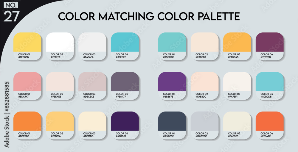 Logo design Color matching color palette - 27, Fashion Trend Color ...