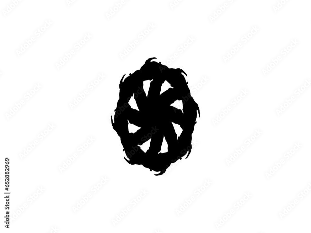 Horse cart wheel rotation animation. Horse cart wheel animation element ...