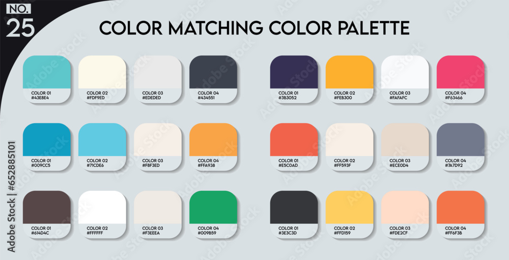 Logo design Color matching color palette - 25, Fashion Trend Color ...