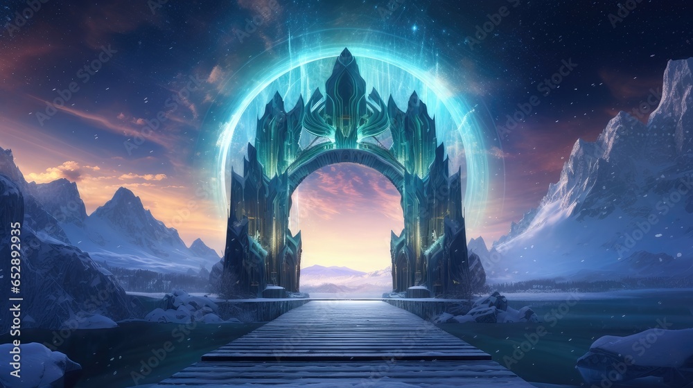 Gate to Another Universe. A Portal to Uncharted Realms and Dimensions ...