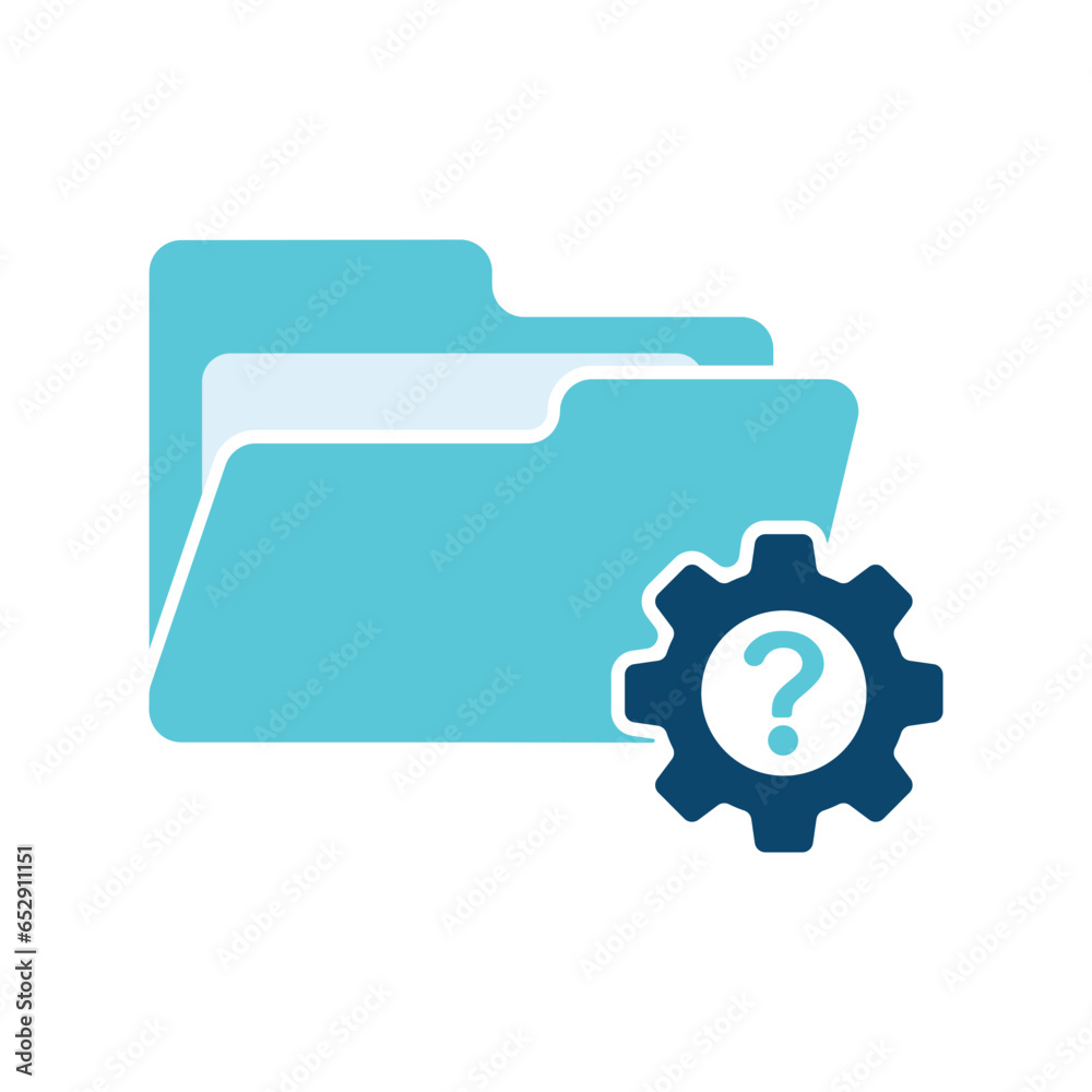 Project Management icon, data management, folder, project goals, task ...