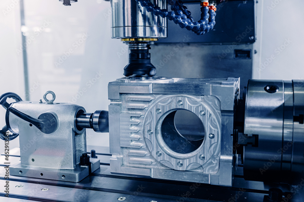 Steel milling CNC Manufacturing process of cylinder block for car ...