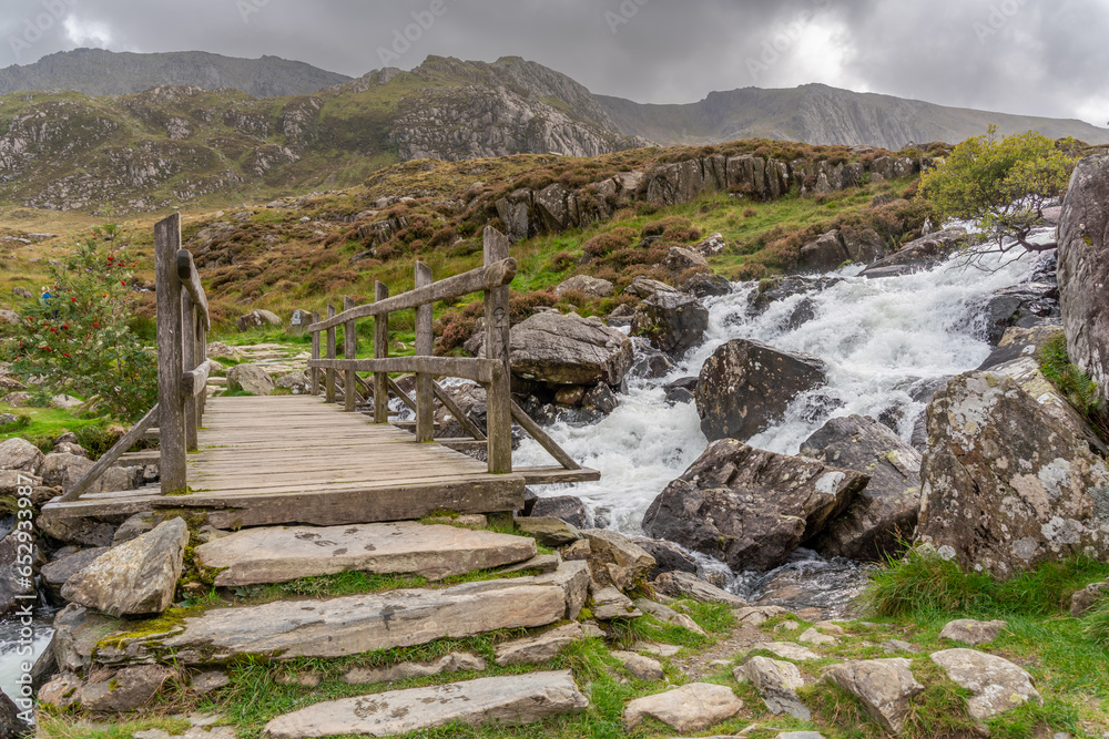 River in full flood after a lot of rain, North Rain Stock Photo | Adobe ...