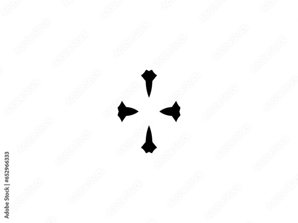 Target icon rotation animation. Target icon animation element for gif ...