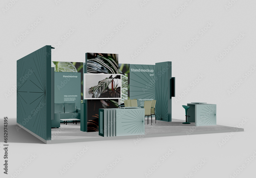 Stand Mockup Stock Template | Adobe Stock