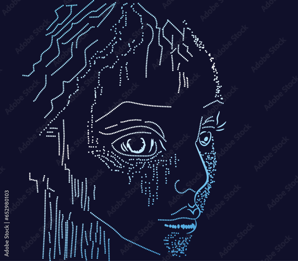 Unlock a digital realm of creativity with our mesmerizing ASCII art eye ...