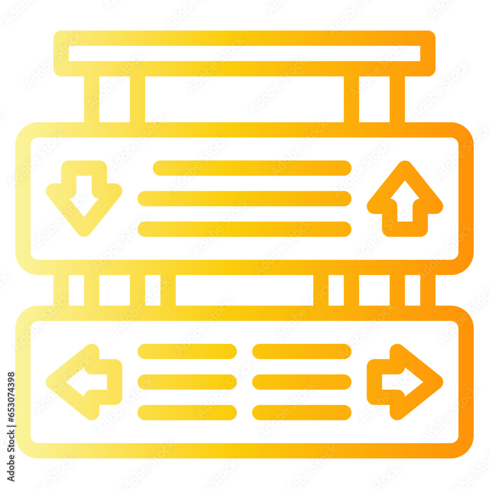 directional, road sign, signaling, train station, directional sign ...