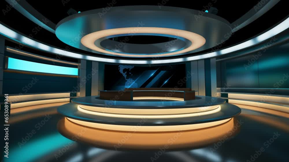 Tv studio. News room. Studio Background. Newsroom bakground. Backdrop ...
