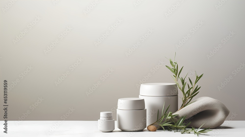 Blank abstract mockup that displays a diverse range of natural and ...
