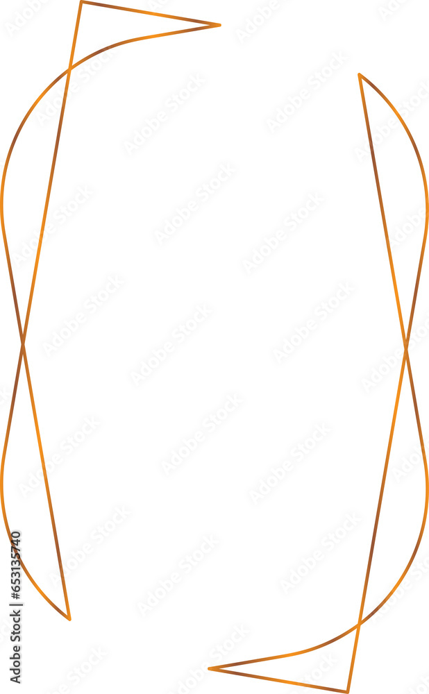 Fancy Gold Border Design Element Vector Stock Illustration | Adobe Stock