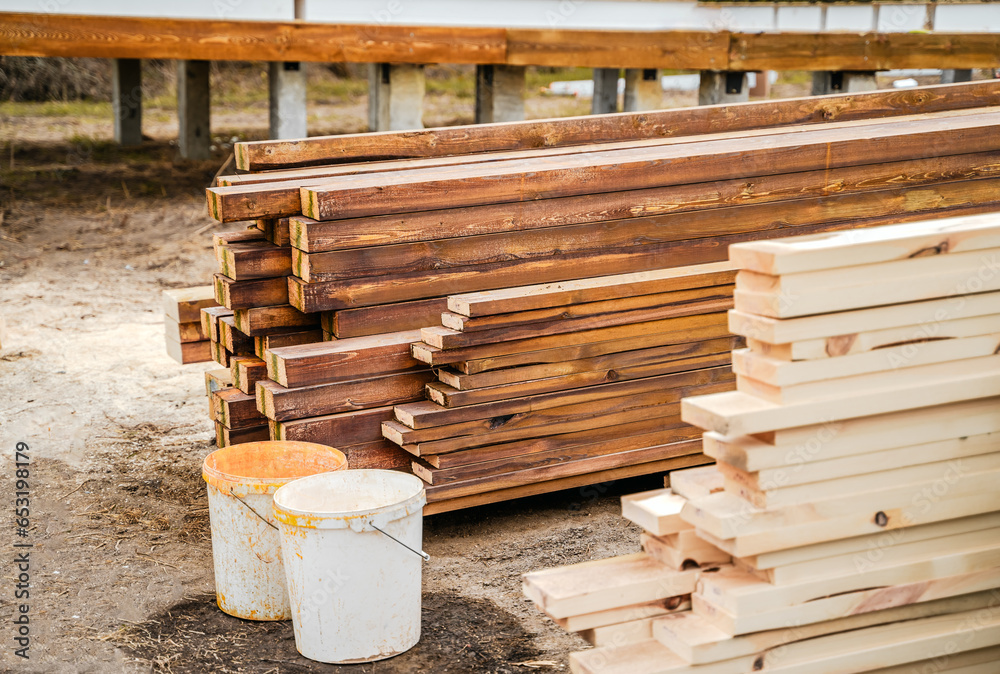 Fire bioprotection of wood. Impregnation, protective coating for boards ...