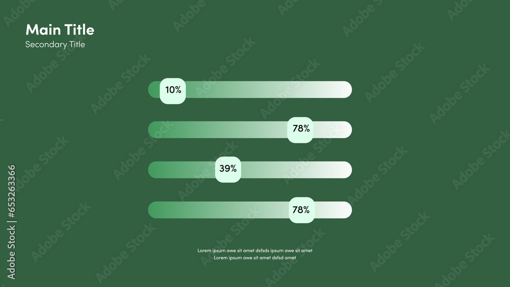InfoGraphics Set | With Control Panel for every Scene Stock Template ...