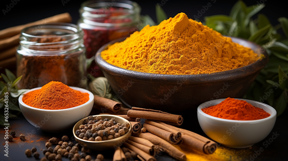 Organic Turmeric Root Freshly Ground in a Bowl: Culinary Delight ...