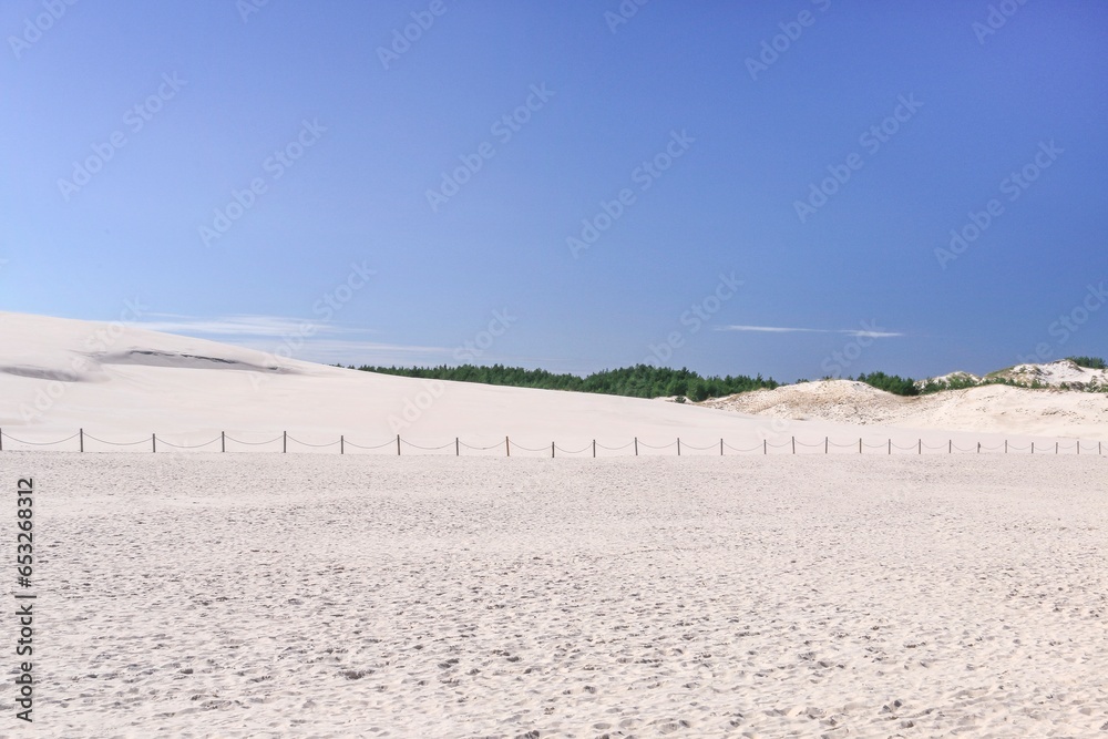 Slovenian National Park, Leba - Wydma Lacka sand dunes. The ...