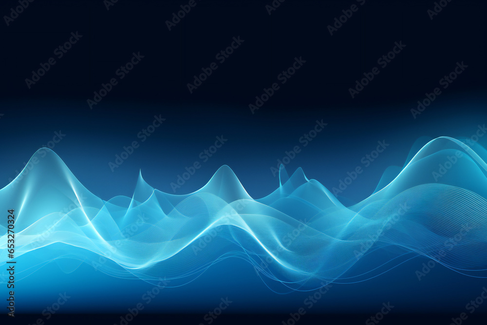 Audio soundwave scope signal as an abstract background depicting a sampled music sound wave ...