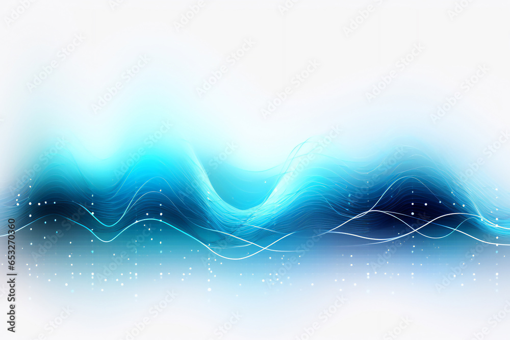 Audio soundwave scope signal as an abstract background depicting a sampled music sound wave ...