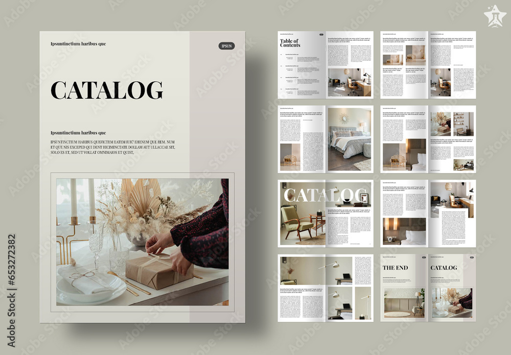 Catalog Layout Stock Template | Adobe Stock