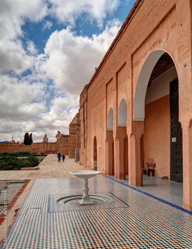 palais El Badi à Marrakech Maroc Stock Photo | Adobe Stock
