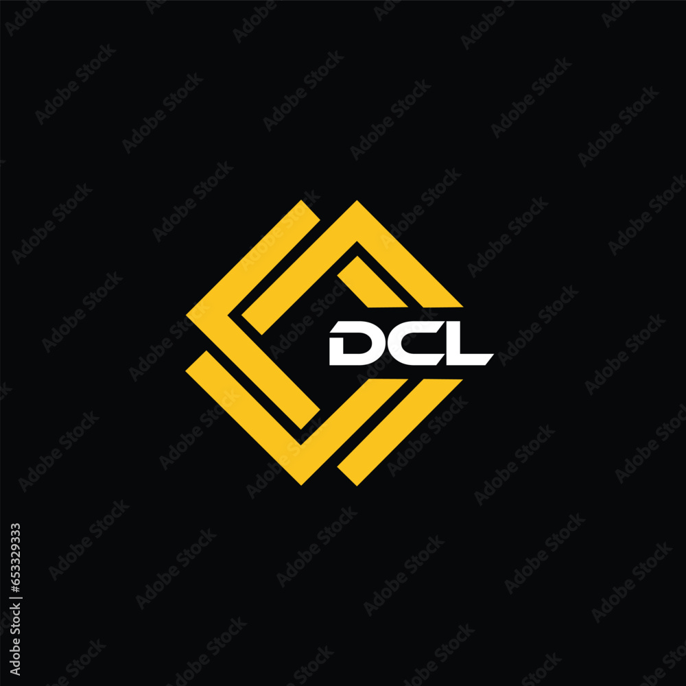 DCL letter design for logo and icon.DCL typography for technology, business and real estate ...