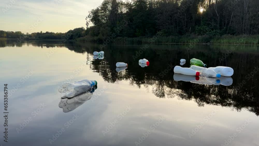 Marine plastic pollution from human activities at coastlines. Plastic ...
