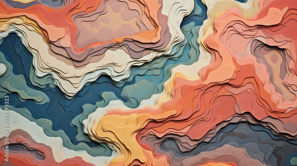 contour terrain map contours illustration background abstract, relief ...