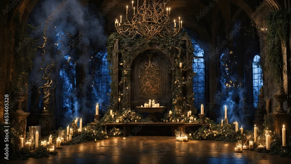 Chapel wedding backdrop photography background stage ceremony maternity ...