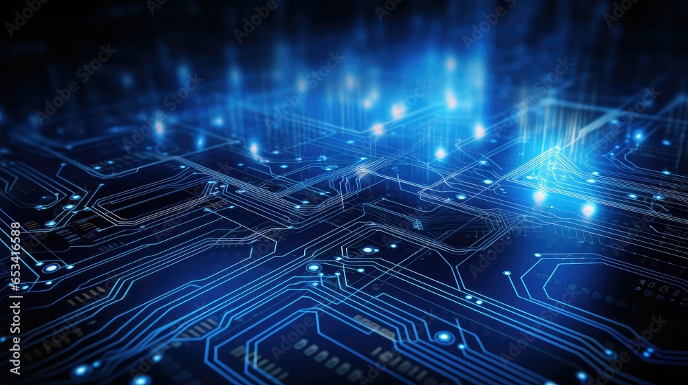 digital technology circuit lines illustration modern tech, abstract ... digital technology circuit lines illustration modern tech, abstract ...