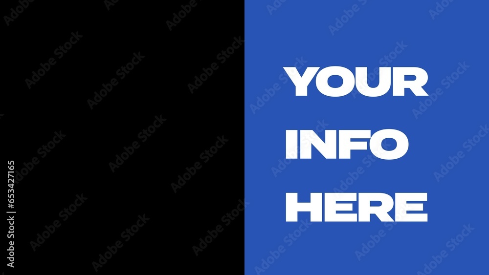 Professional Kinetic Side Info Panel Reveal Template Stock Template ...