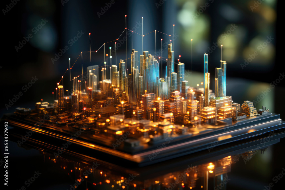 indicators of economic efficiency. graphs in form of curves on the ...