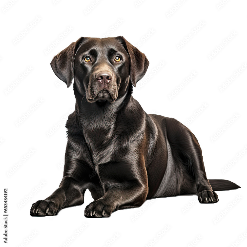 Transparent PNG of a Labrador Retriever. Transparent Background PNG ...