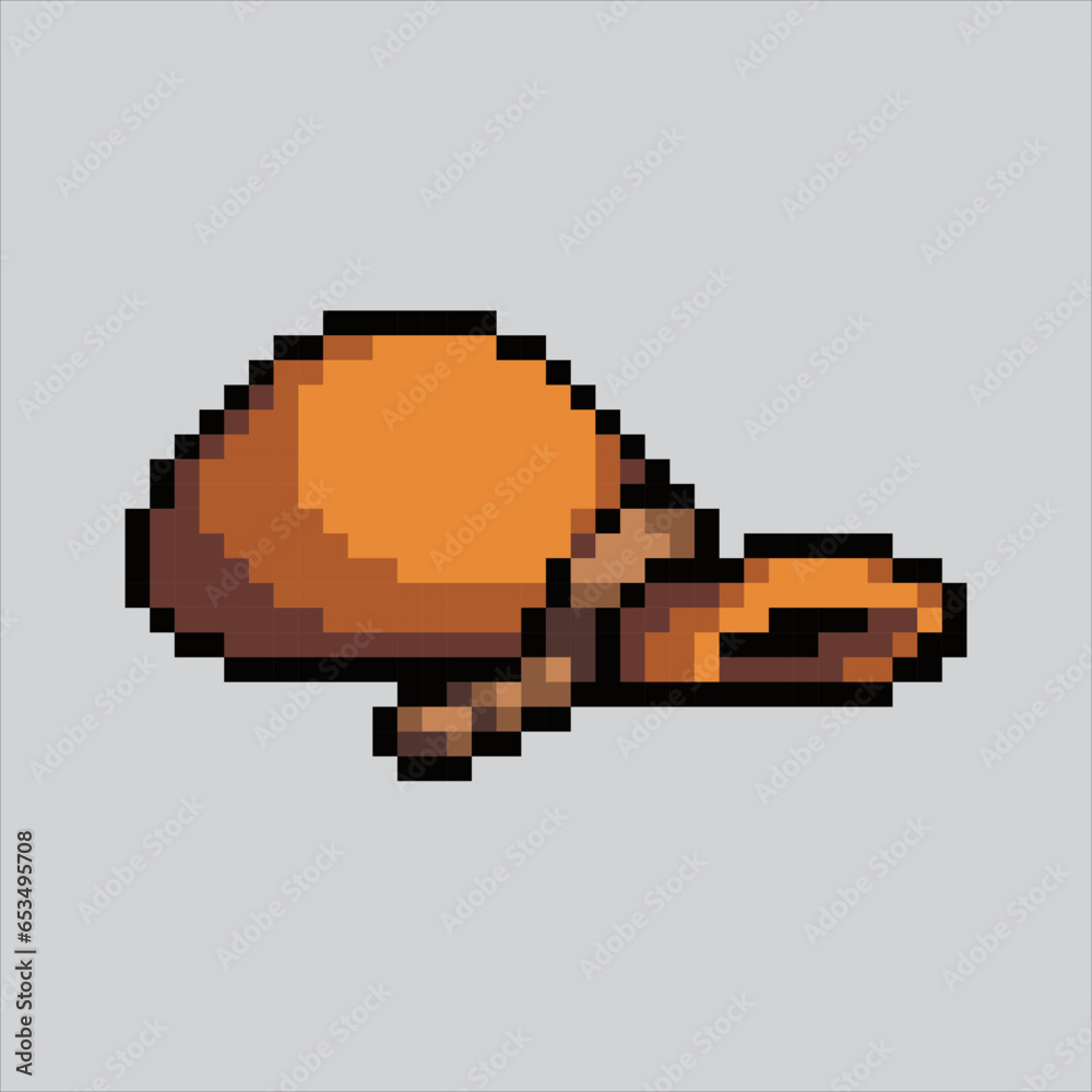 Pixel art Sack gold. Pixelated sack money. Reward sack coin gold and ...