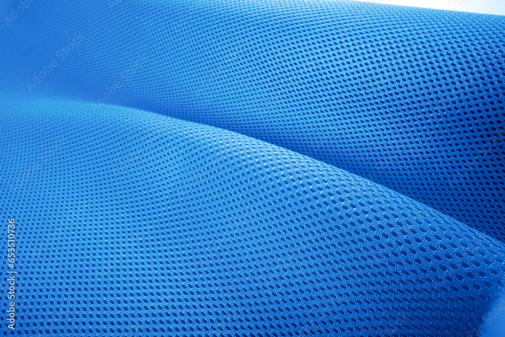 Rough blue fabric texture, cotton knitted fabric, modern waterproof ...
