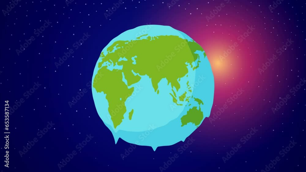 Environmental and climate-related animations with this illustration of ...