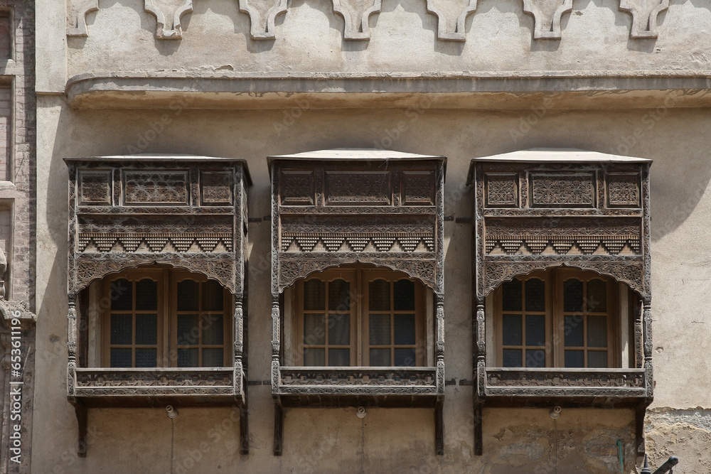 Bazaar e Kalaan. Qissa Khwani, food street in Peshawar, Pakistan. Pakistani ancient, old ...