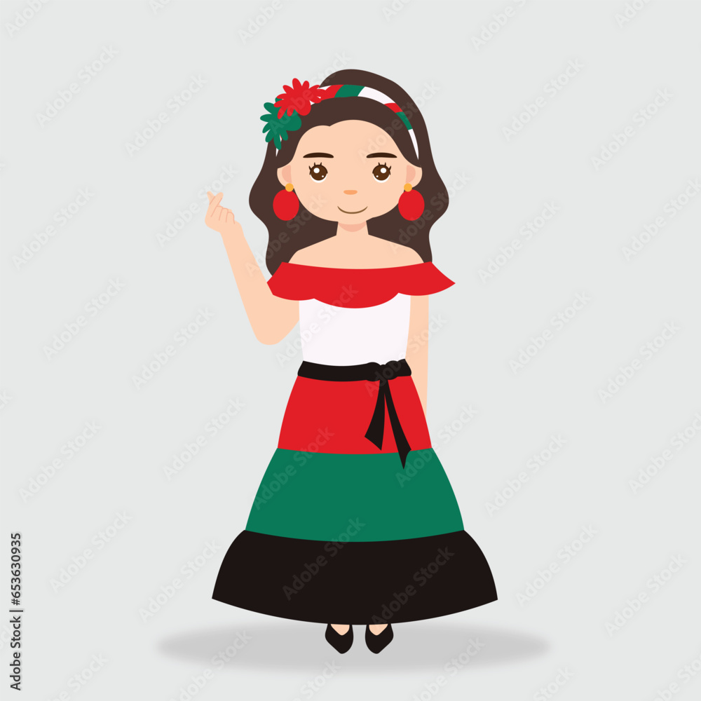 mexican women cartoon character . mexican girl characters for ...
