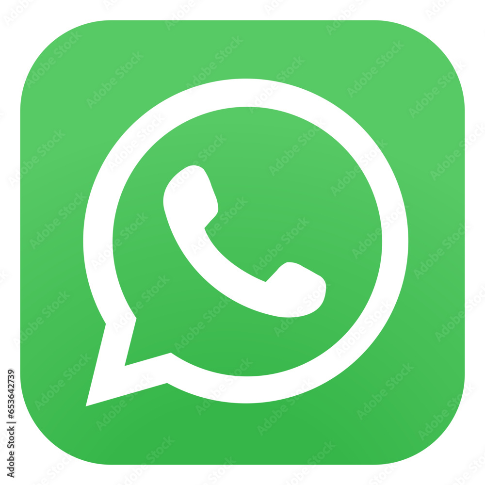 whatsapp Icon Illustration Stock Vector | Adobe Stock