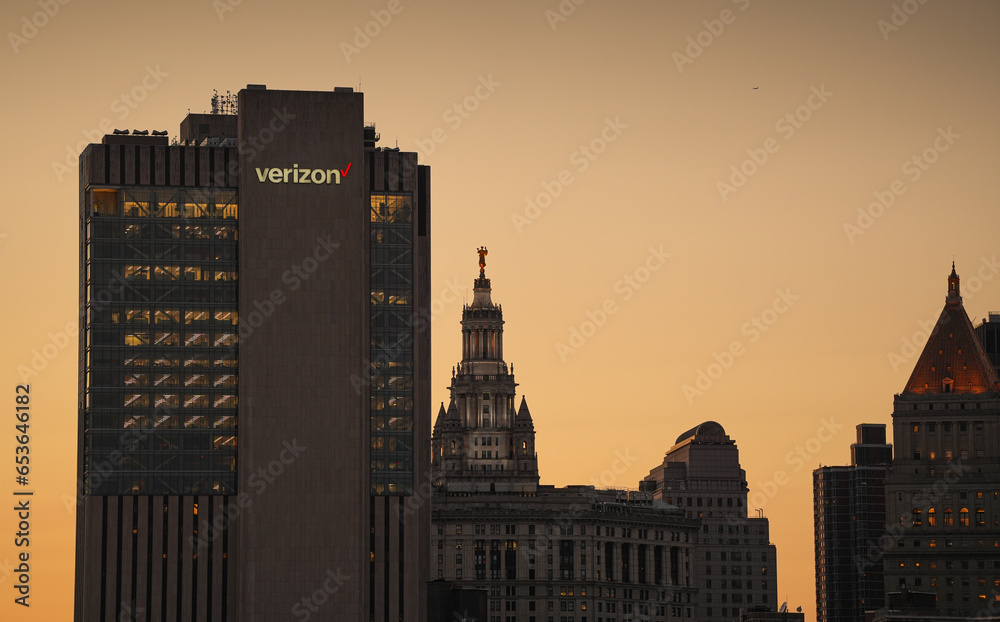 New York, USA - 3 September 2023: The headquarters office building of ...